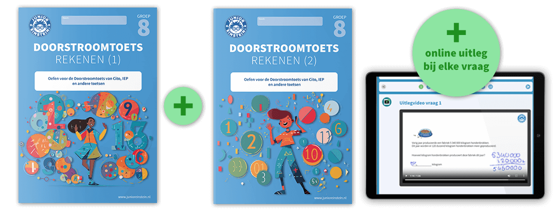 Nieuwste toetsvoorbereiding voor groep 8!